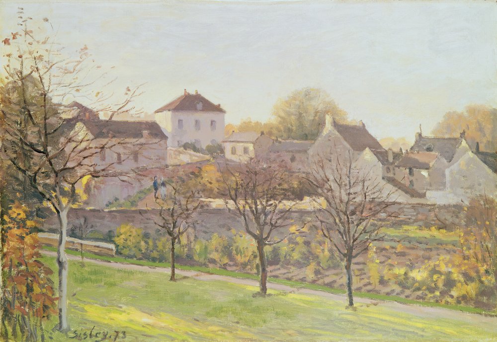 Der letzte Sonnenstrahl, 1873 von Alfred Sisley: Kunstdruck
